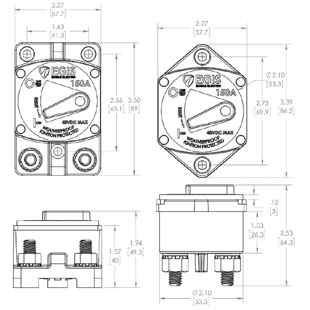 Egis Mobile Electric 4704-090 | Fisheries Supply