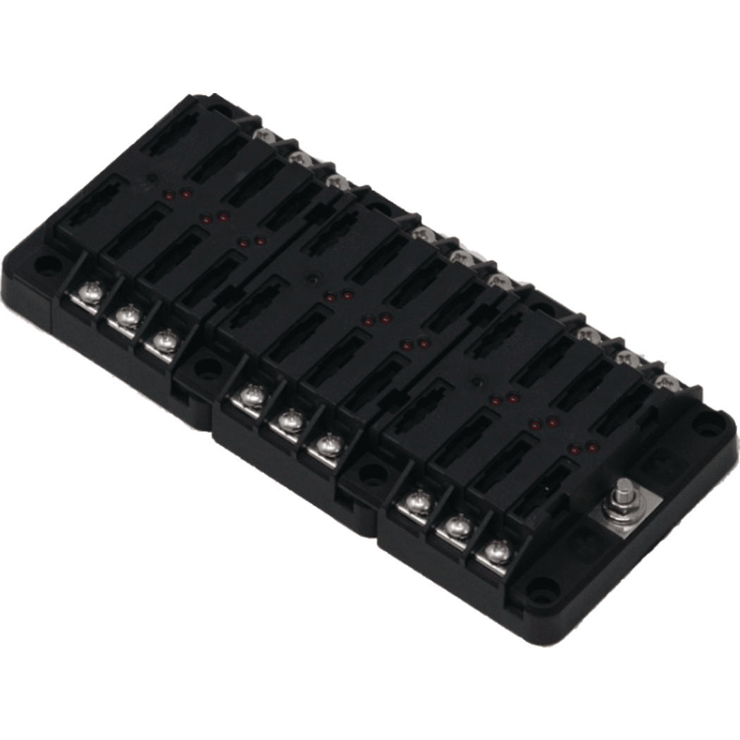 Ring Terminal Fuse Blocks with Blown Fuse LEDs