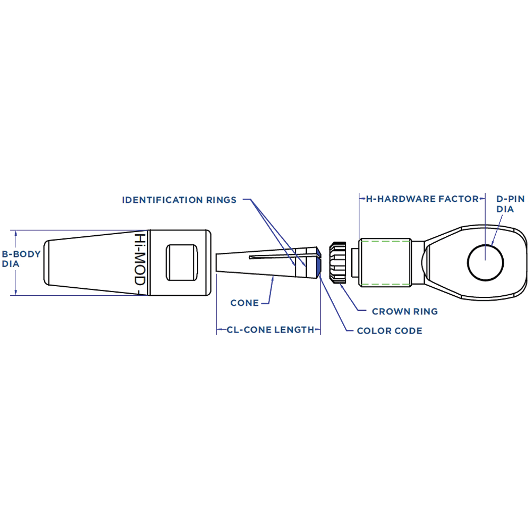 Hi-Mod Compression Eye Fittings - Hayn Marine | Fisheries Supply