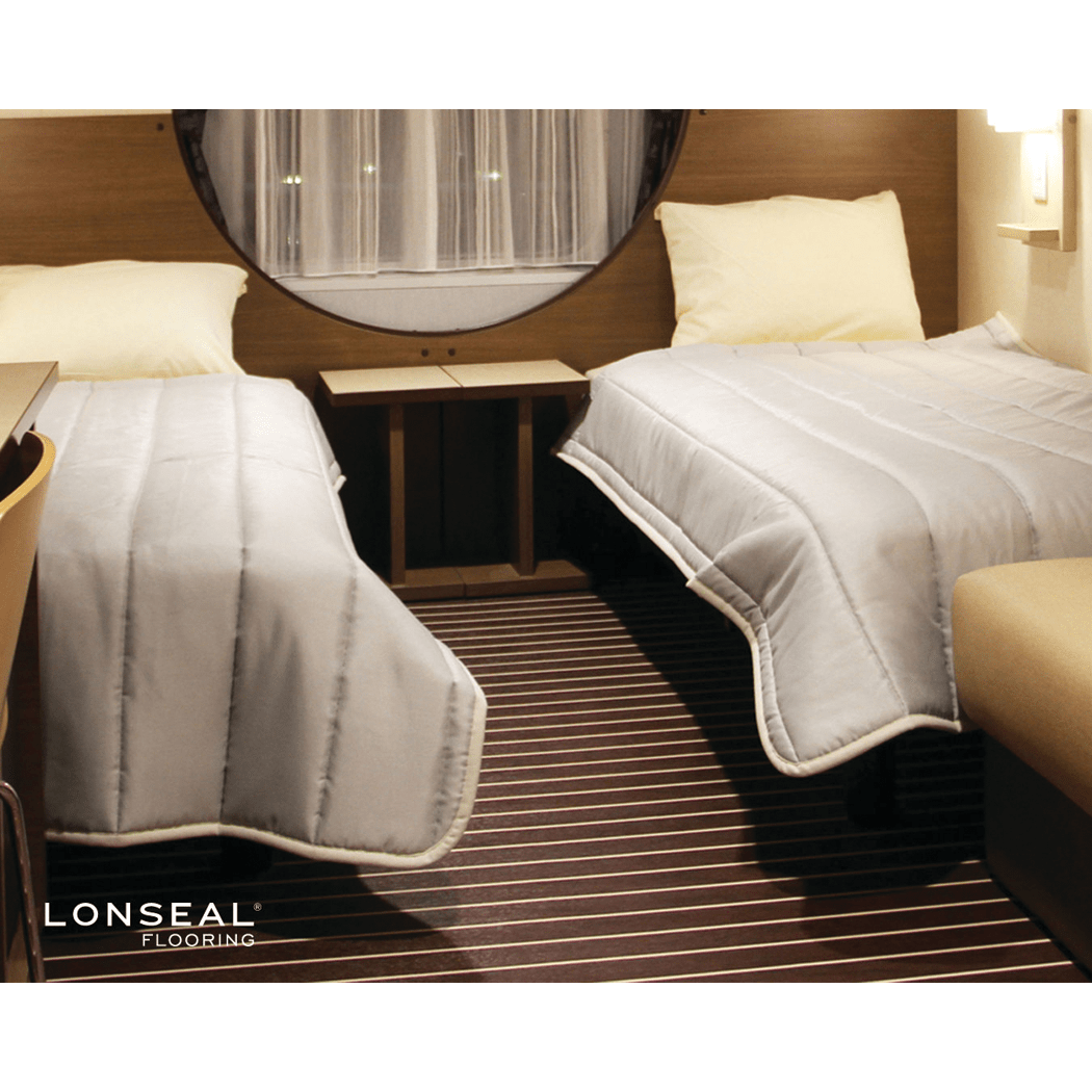 Lonseal Lonseal Marine Vinyl Flooring - Mahogany/Holly | Fisheries Supply