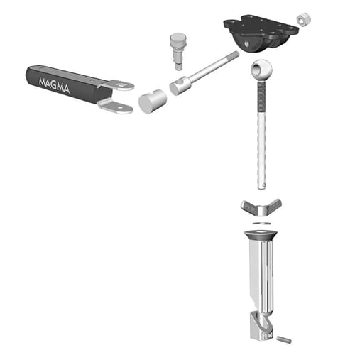 Magma Pow'rGrip LeveLock Rod Mount Holder - T10-375 | Fisheries Supply