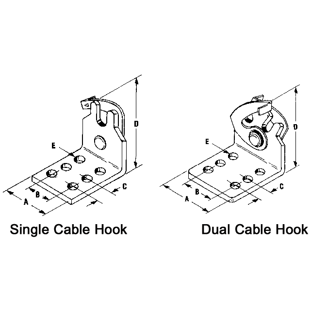 Single & Dual Cable Hooks - Morse Controls | Fisheries Supply