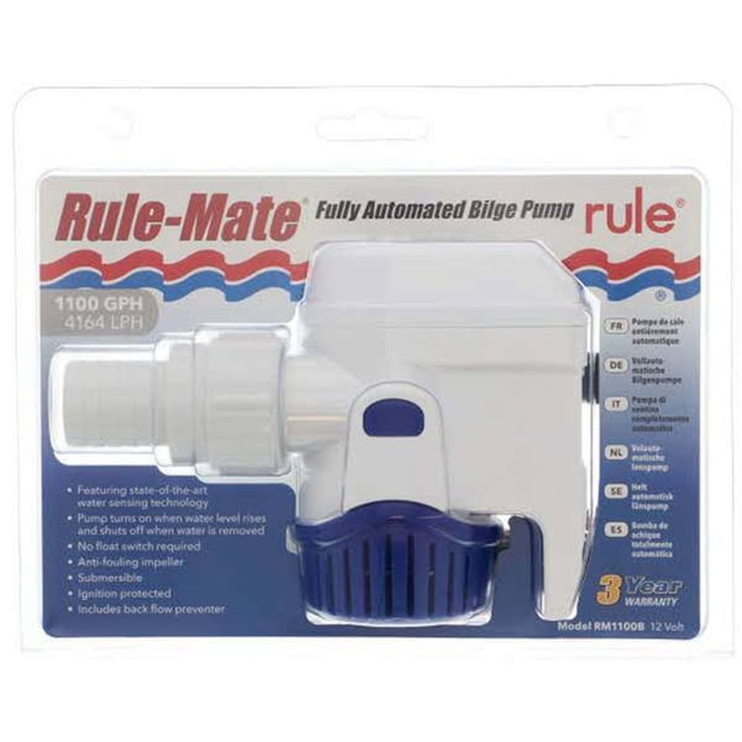 1100 GPH RuleMate III - Next Generation Automatic Bilge Pump