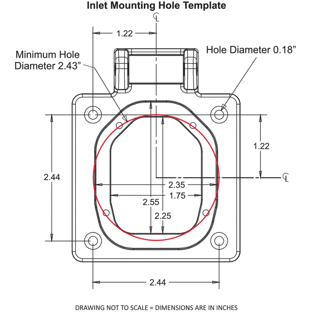 SmartPlug BM30PB | 30 Amp - Non-Metallic Inlet - Black | Fisheries Supply