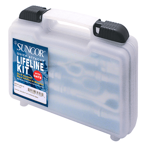 Suncor Quick Attach Lifeline Kit | Fisheries Supply Suncor Quick Attach Lifeline Kit | Fisheries Supply