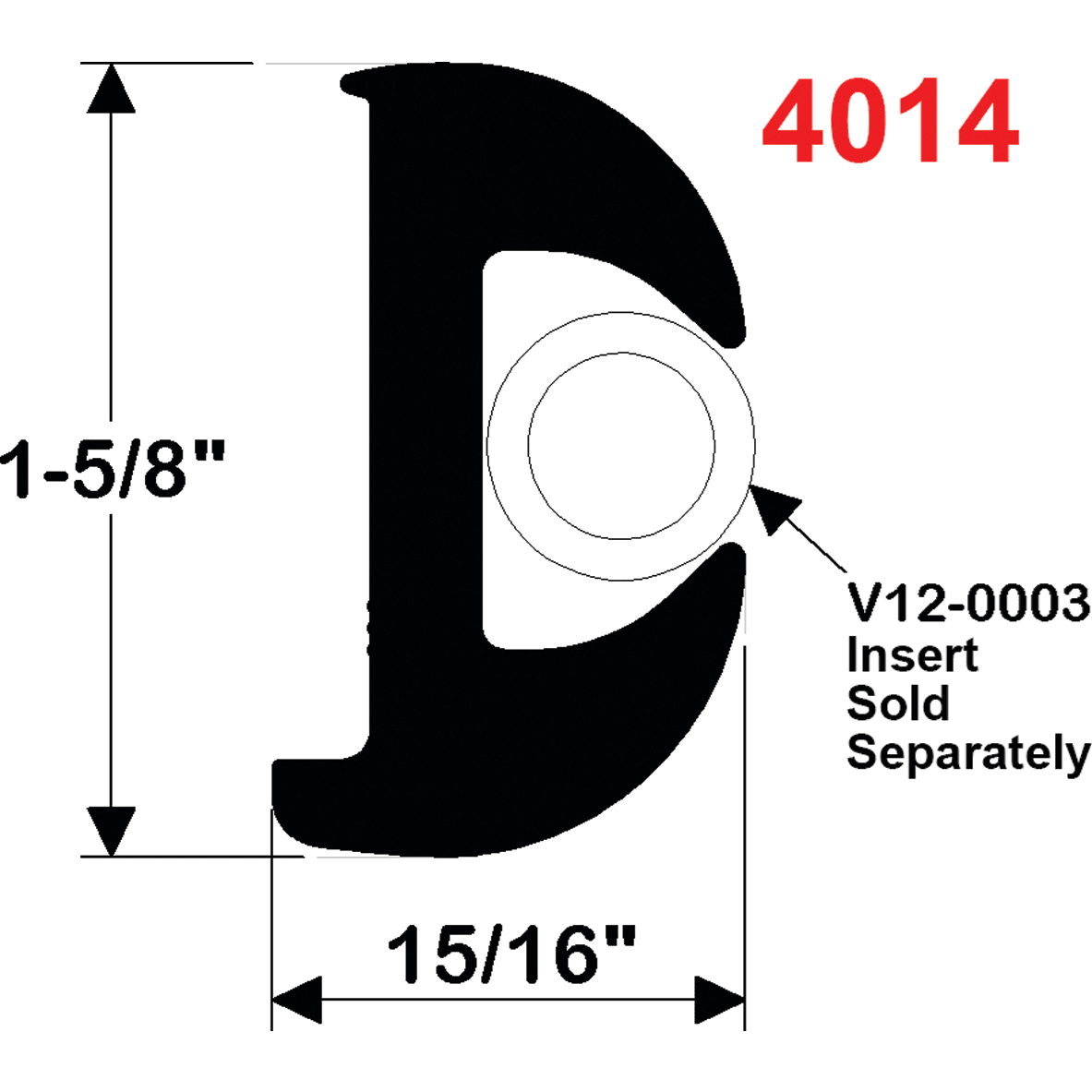 Flexible Vinyl Rub Rail - TACO Marine | Fisheries Supply