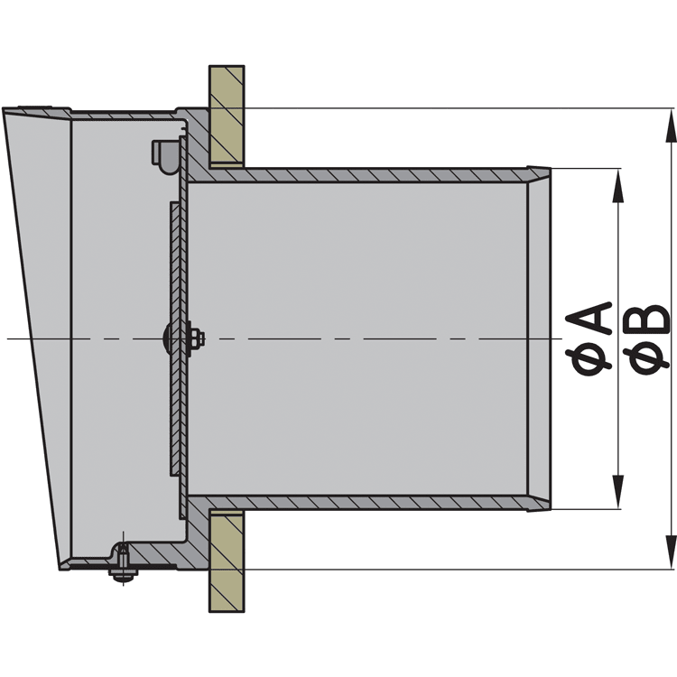Transom Exhaust Connections - Vetus | Fisheries Supply