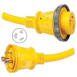 30A Shore Power Cable - Hubbell | Fisheries Supply