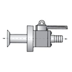 Marelon Full-Flow Seacock - Flush Thru-Hull x Ball Valve x Hose Barb ...