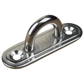 Oblong Eye Plate - Stamped SS | Fisheries Supply