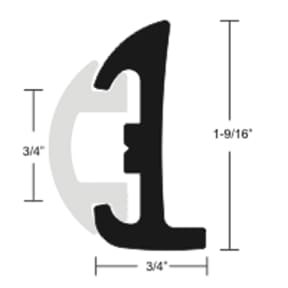 Marine Semi-Rigid Vinyl Rub Rail Kit - Style V11-9795 | Fisheries