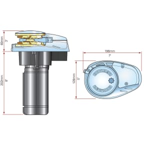 Lewmar V700 Vertical Anchor Windlass | Fisheries Supply
