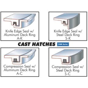 Round Liftout Hatches - Freeman Marine | Fisheries Supply
