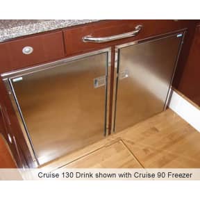 Isotherm Cruise 130 Drink SS AC/DC Refrigerator | Fisheries Supply