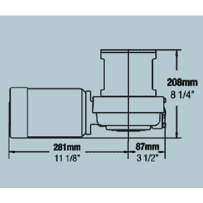 Maxwell VC2500 Capstan Winch - 12V | Fisheries Supply