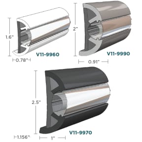 SuproFlex Vinyl Rub Rail Kits