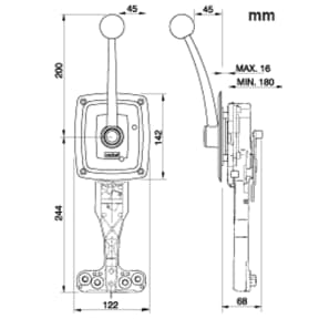 Vetus SISCO Side Mount Engine Control | Fisheries Supply