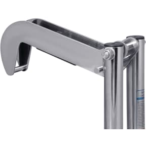 Stainless Steel Telescoping Dive Door Ladder, Wall Mount