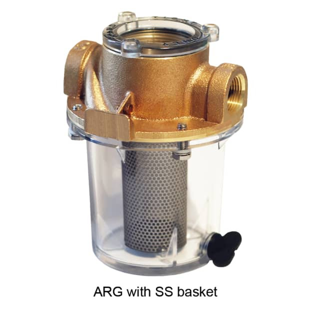 ARG Series Single Raw Water Strainer - Groco | Fisheries Supply