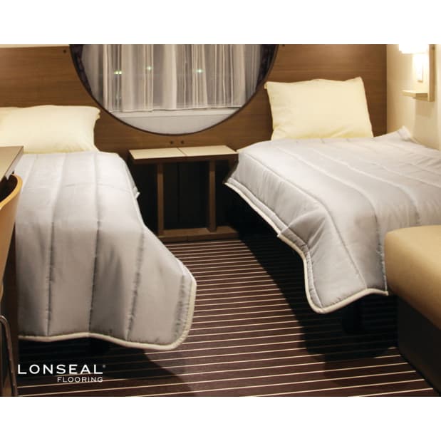 Lonseal Lonseal Marine Vinyl Flooring - Teak/Holly | Fisheries Supply