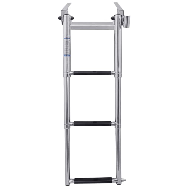 Under Platform Ladder with Quick Release Latch - Stainless Steel