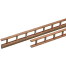 Teak Pin Rails - Whitecap Industries | Fisheries Supply