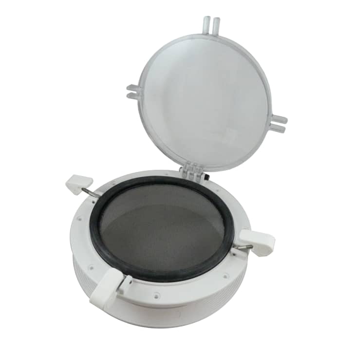 8" Round Opening Ports & Screen - Beckson | Fisheries Supply