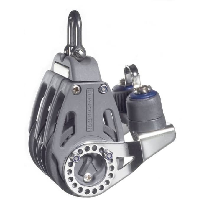 Lewmar 60mm Control Triple Ratchet Block - Cam Cleat | Fisheries Supply