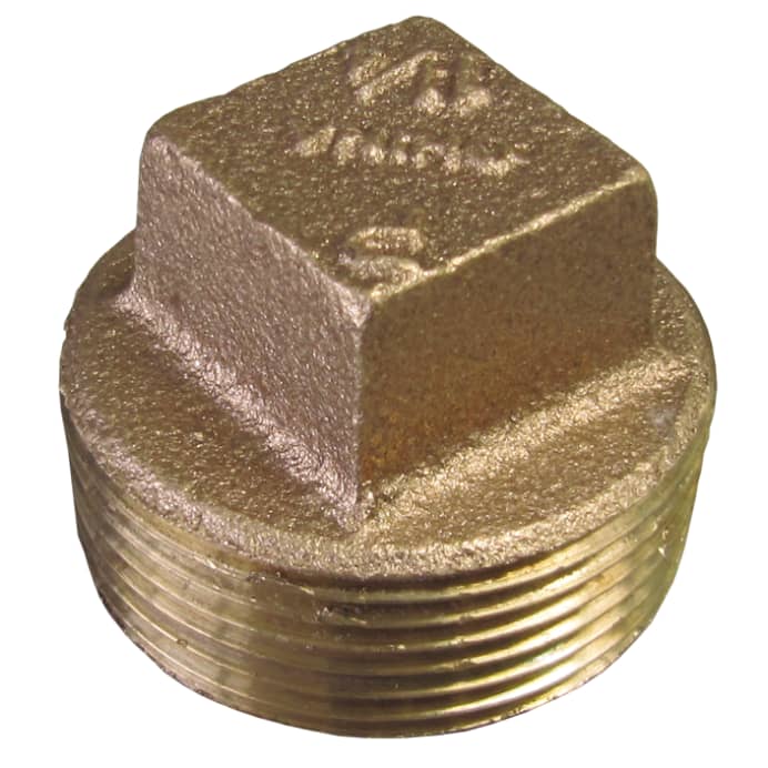 Solid Square-Head Plug - Midland Metals | Fisheries Supply