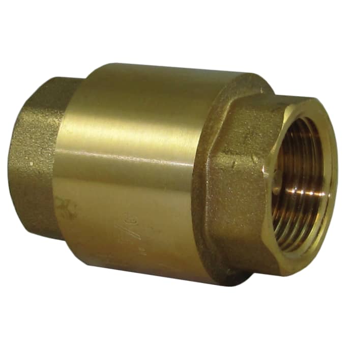 Brass Spring Check Valve - Midland Metals | Fisheries Supply
