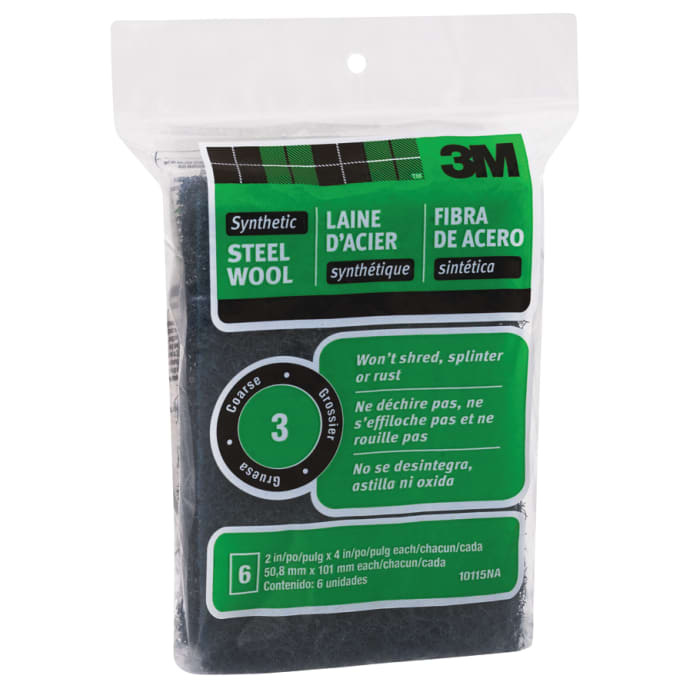 Synthetic Steel Wool Pads - 4 Grades - 3M | Fisheries Supply