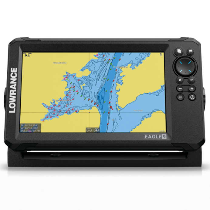 Navico Group Electronics Eagle Eye 9 with Live Sonar & C-MAP US Charts ...