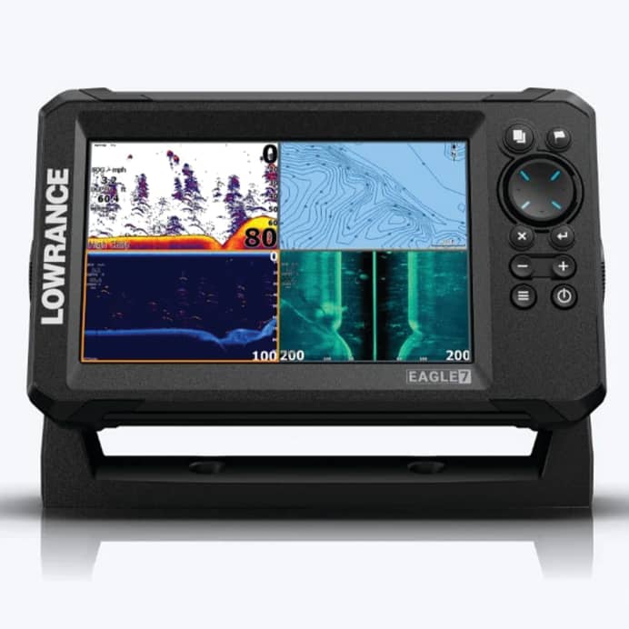 Navico Group Electronics Eagle 7 w/ TripleShot Transducer & C-MAP ...