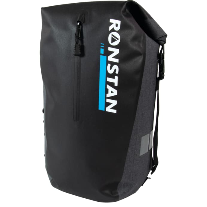 Ronstan Dry Roll-Top 30L Backpack, Black & Grey | Fisheries Supply