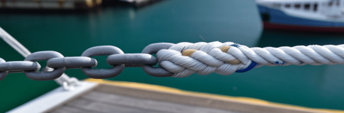 Creating a Rope to Chain Splice for Anchoring | Fisheries Su